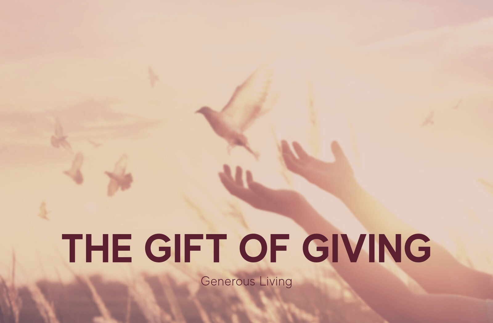 The Gift of Giving - Pacific Beach United Methodist Church - PB UMC - PBUMC