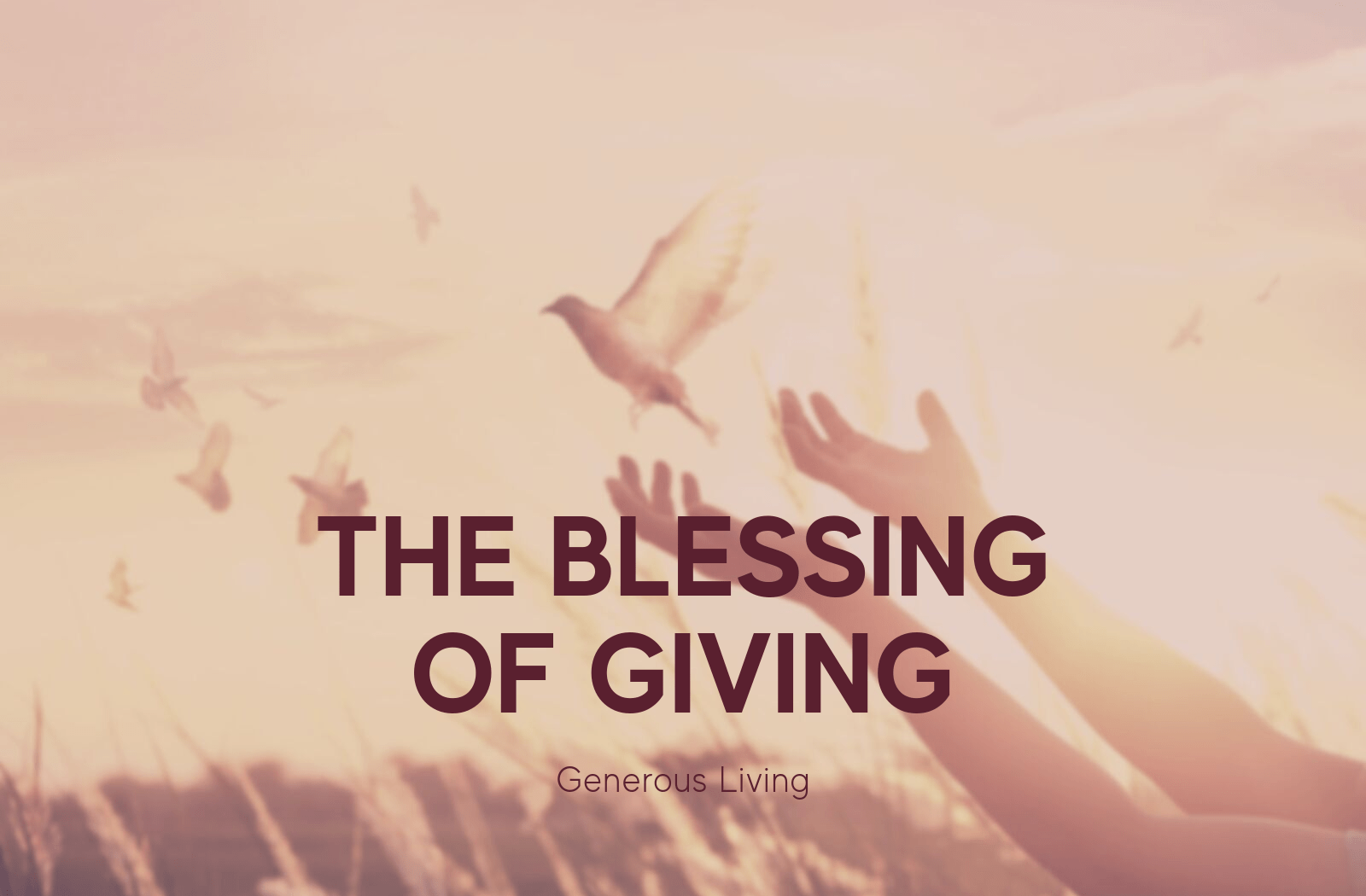 The Blessing of Giving - Pacific Beach United Methodist Church - PB UMC ...