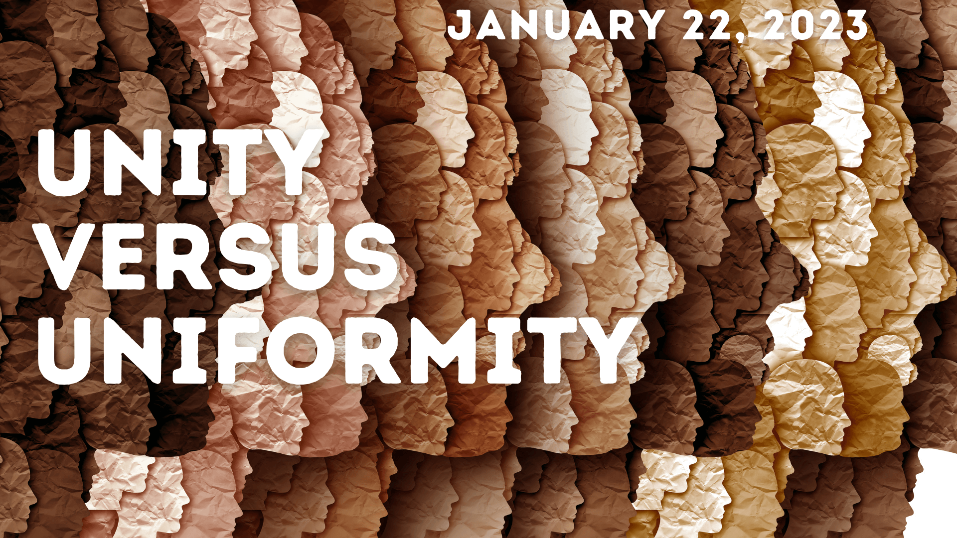 Unity Versus Uniformity - Pacific Beach United Methodist Church