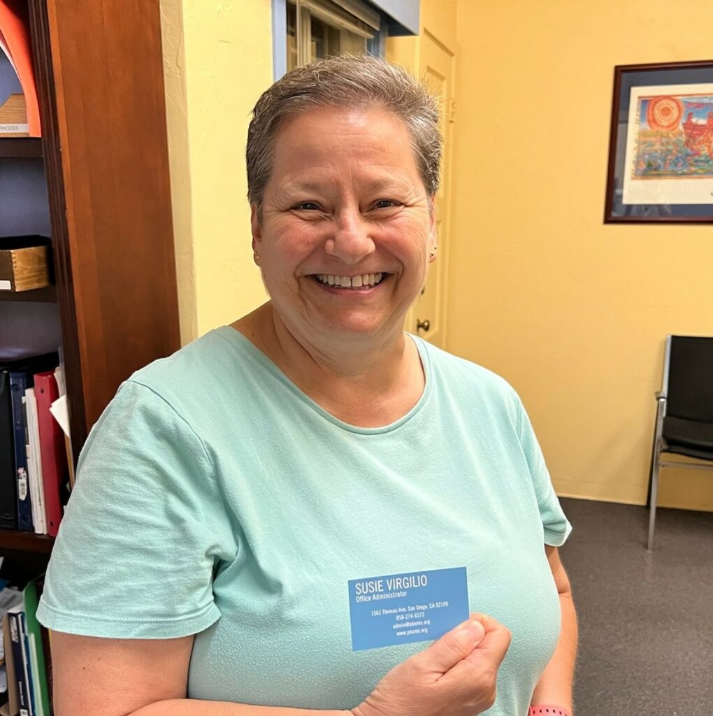 Susie Virgilio - Pacific Beach United Methodist Church - PB UMC - PBUMC